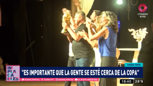 Chiqui Tapia sorprendió a Luciano Castro y Carla Conte con la Copa del ...