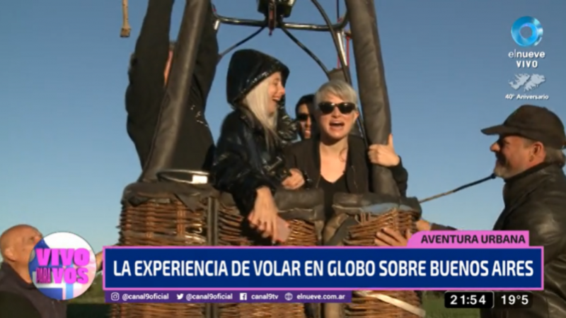 "Aventura Urbana": Alana Gorski y Karin Zavala sobrevolaron Buenos ...