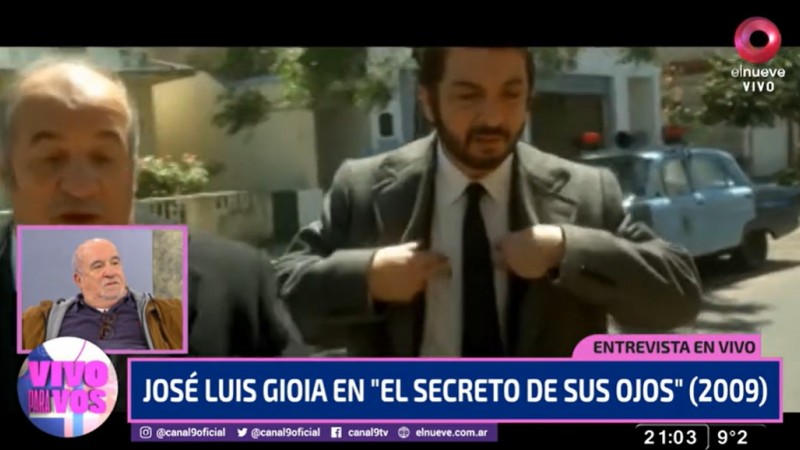 José Luis Gioia recordó con emoción el Óscar para "El secreto de sus ...