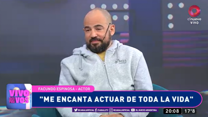 Facundo Espinosa habló de dos de sus pasiones fuera de la actuación | Canal 9