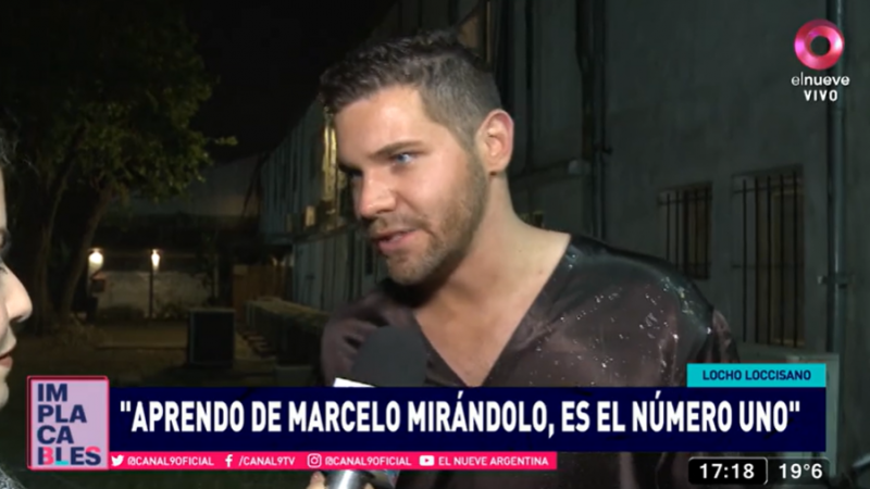 Locho Loccisano contó que con Majo Martino "estamos conviviendo" | Canal 9