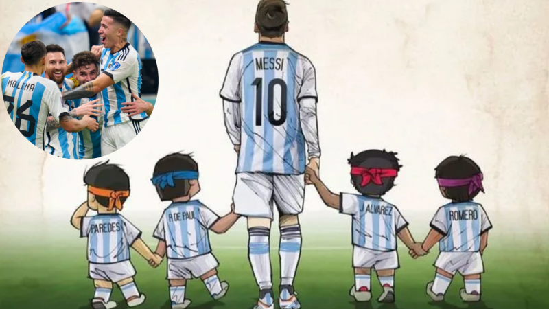 Qué edad tenían los jugadores de la Selección Argentina cuando Messi ...