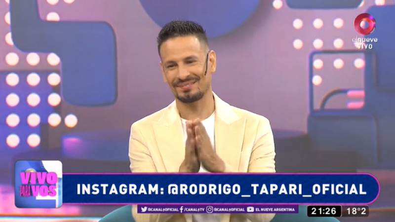 Rodrigo Tapari: "Con la fama llegaron los vicios" | Canal 9