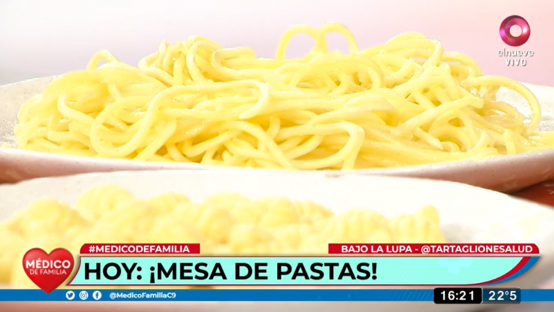 Pastas: cinco consejos para un plato rico y lleno de nutrientes | Canal 9