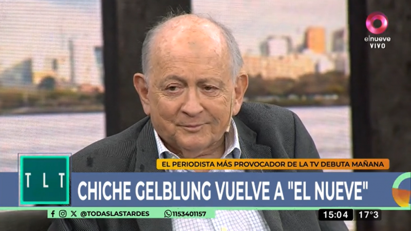 Chiche Gelblung vuelve a la pantalla de El Nueve | Canal 9