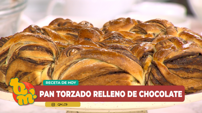 Pan torzado relleno de chocolate | Canal 9