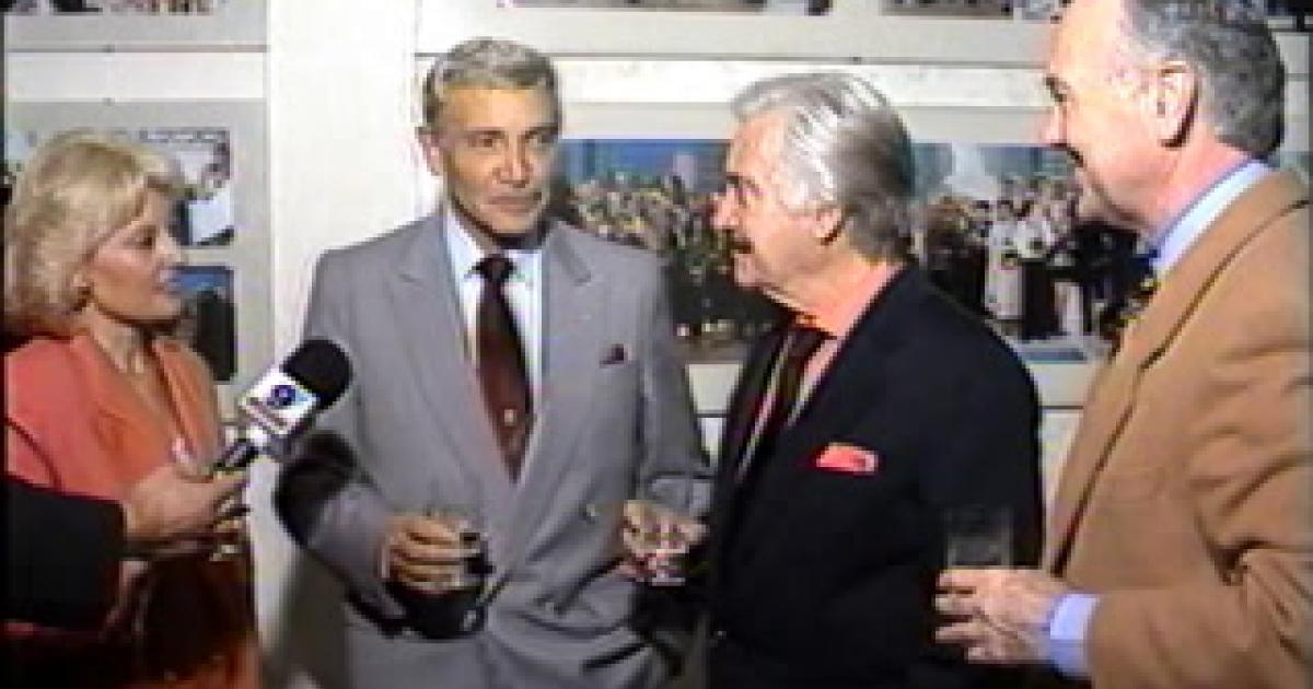 Se encontraron dos grandes: Roberto Galán y Alejandro Romay | Canal 9