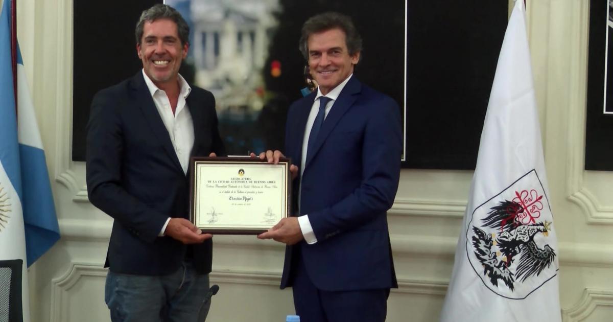 Claudio Rígoli fue distinguido como personalidad destacada de la ...