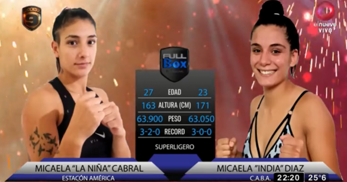 Boxeo femenino: Cabral Vs. Díaz por la categoría súperligero | Canal 9