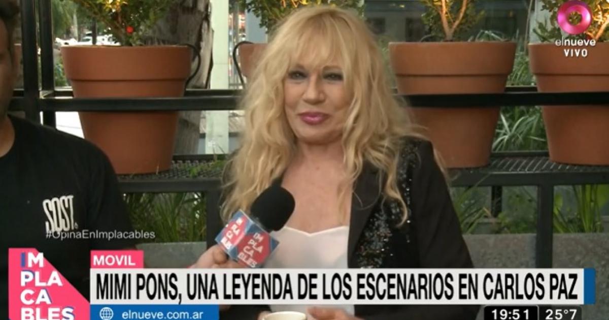 Mimi Pons: "El recibimiento en Villa Carlos Paz es maravilloso" | Canal 9