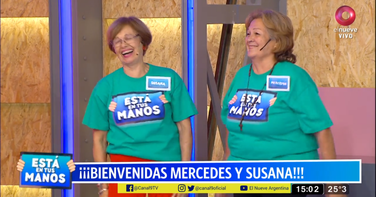 Las hermanas Susana y Mercedes vinieron a ponerle onda a la tarde y se ...