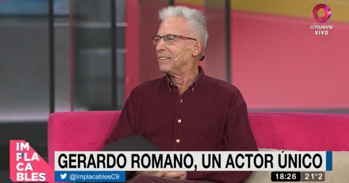 Gerardo Romano reveló cómo pasó de ser abogado y rugbier a actor | Canal 9