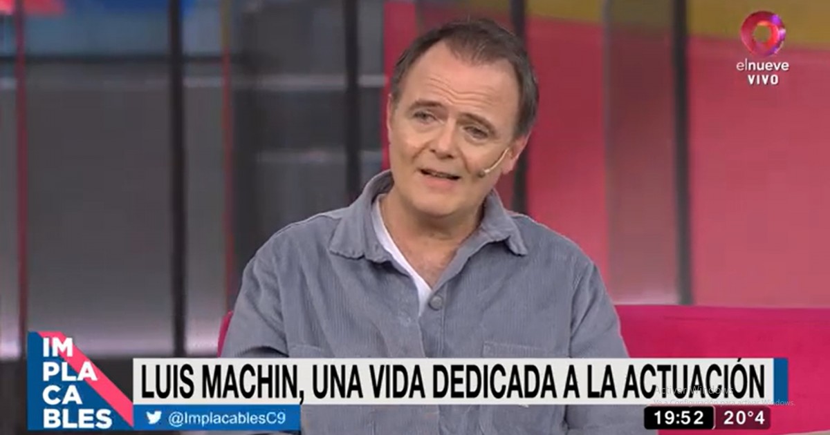 Luis Machín explicó cómo arma sus personajes: "No me gustan las ...