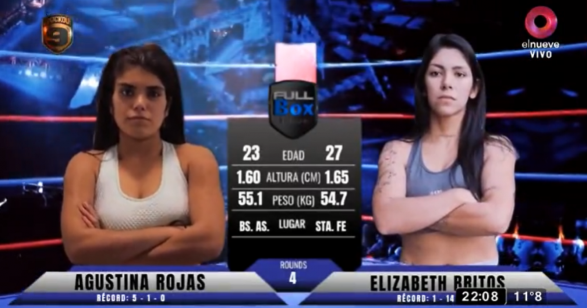 Boxeo femenino: Elizabeth Britos Vs. Agustina Rojas | Canal 9