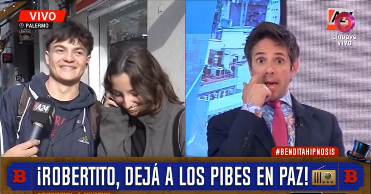 El momento icomodo que protagonizó Robertito Funes Ugarte con dos ...