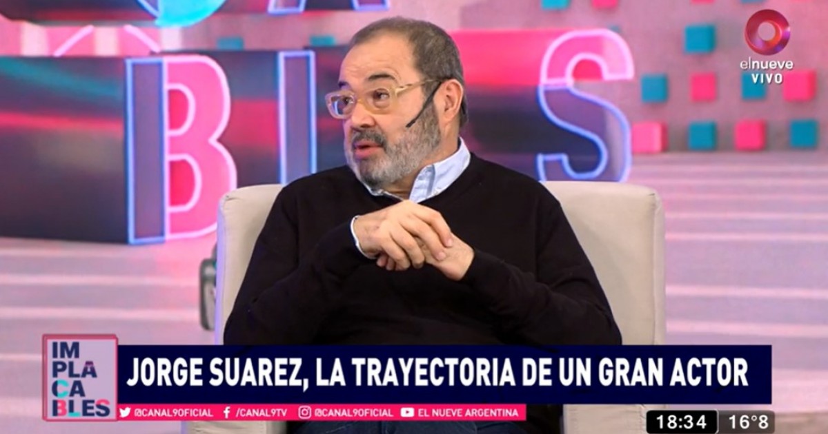 Jorge Suárez contó el amor que tiene por actuar: "La primera vez me ...