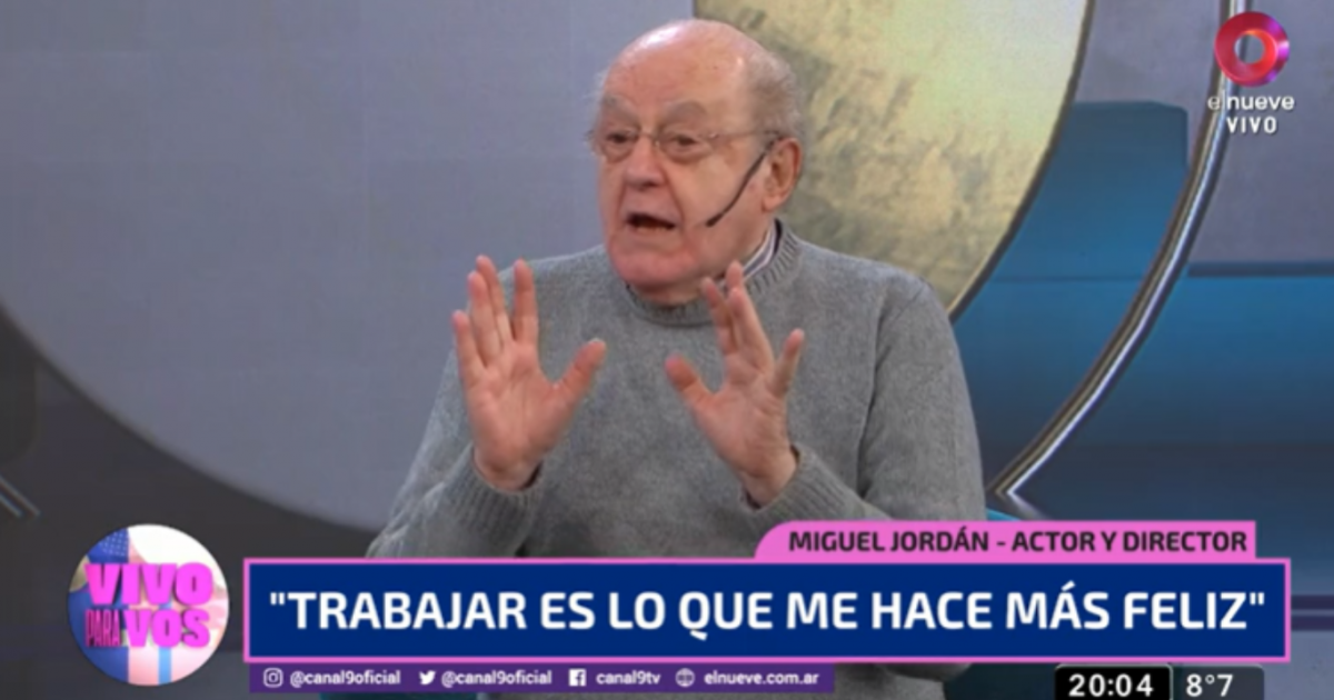 Miguel Jordán: "Empecé en el radioteatro a los 10 años" | Canal 9
