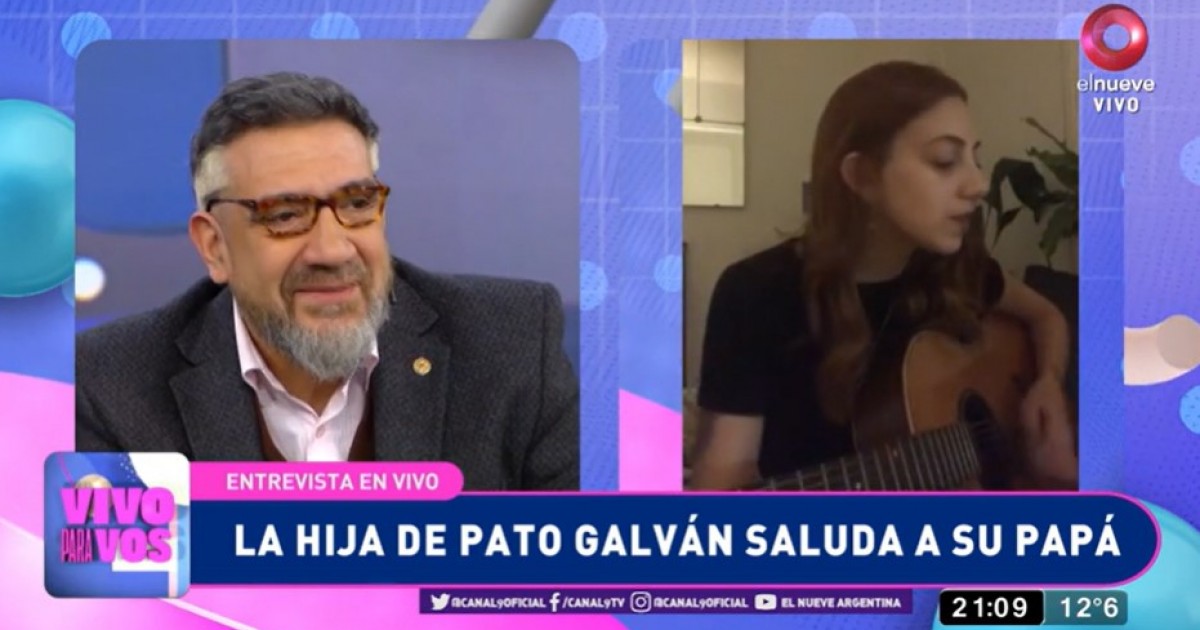 Pato Galván habló de la conexión que tiene con su hija: "Es la que más ...
