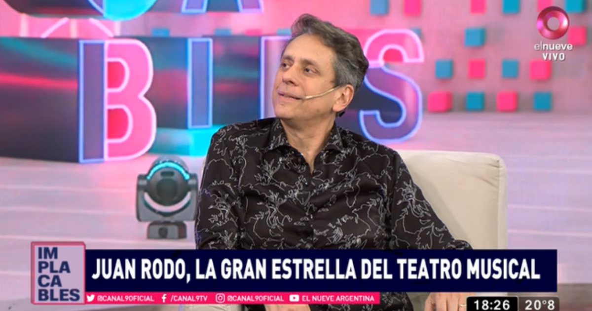 Juan Rodó, gran estrella del teatro musical: "Me siento privilegiado de ...