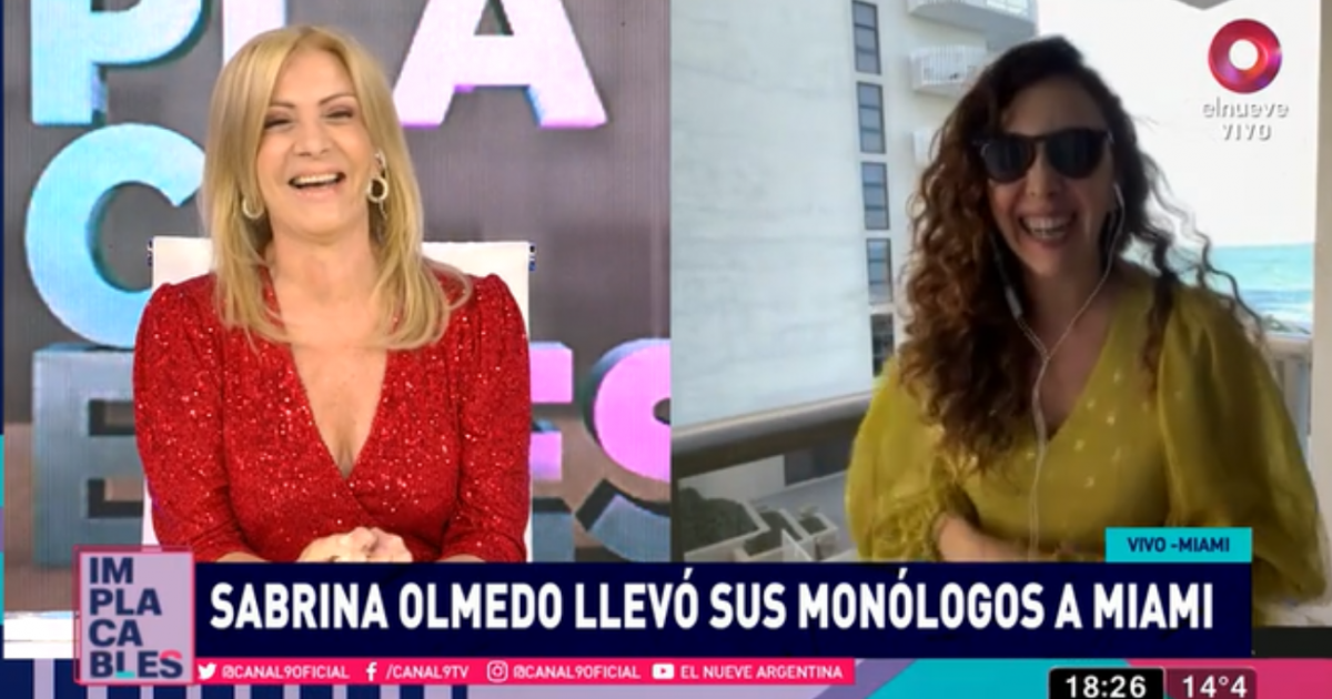 Sabrina Olmedo, desde Miami con sus divertidos monólogos: "Es un éxito ...