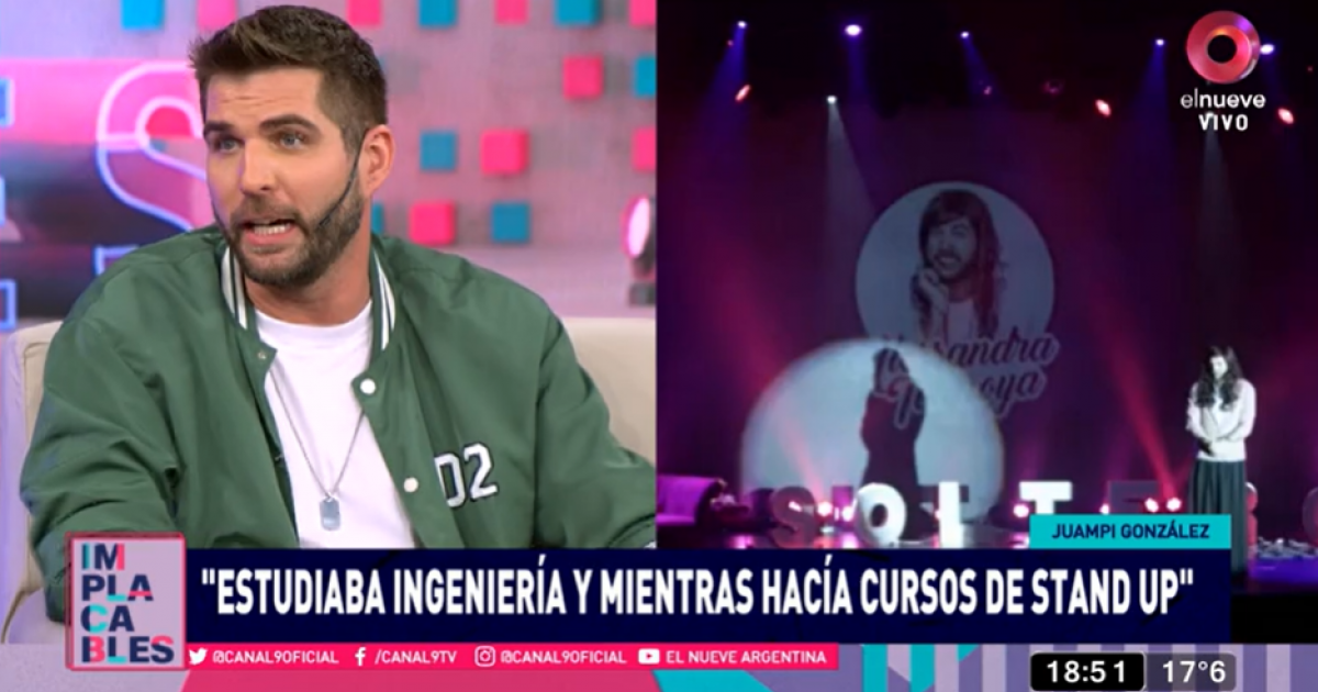 Juampi González habló de su espectáculo en el teatro y sus ganas de ...