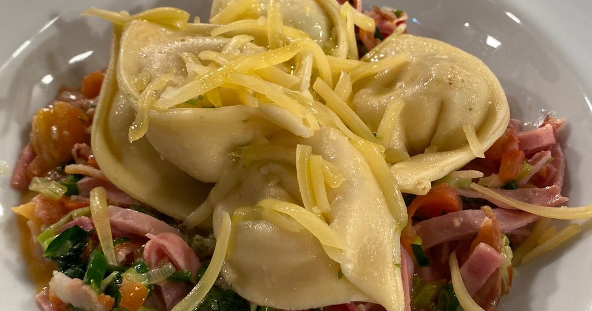 Agnolotis con salsa scarparo | Canal 9