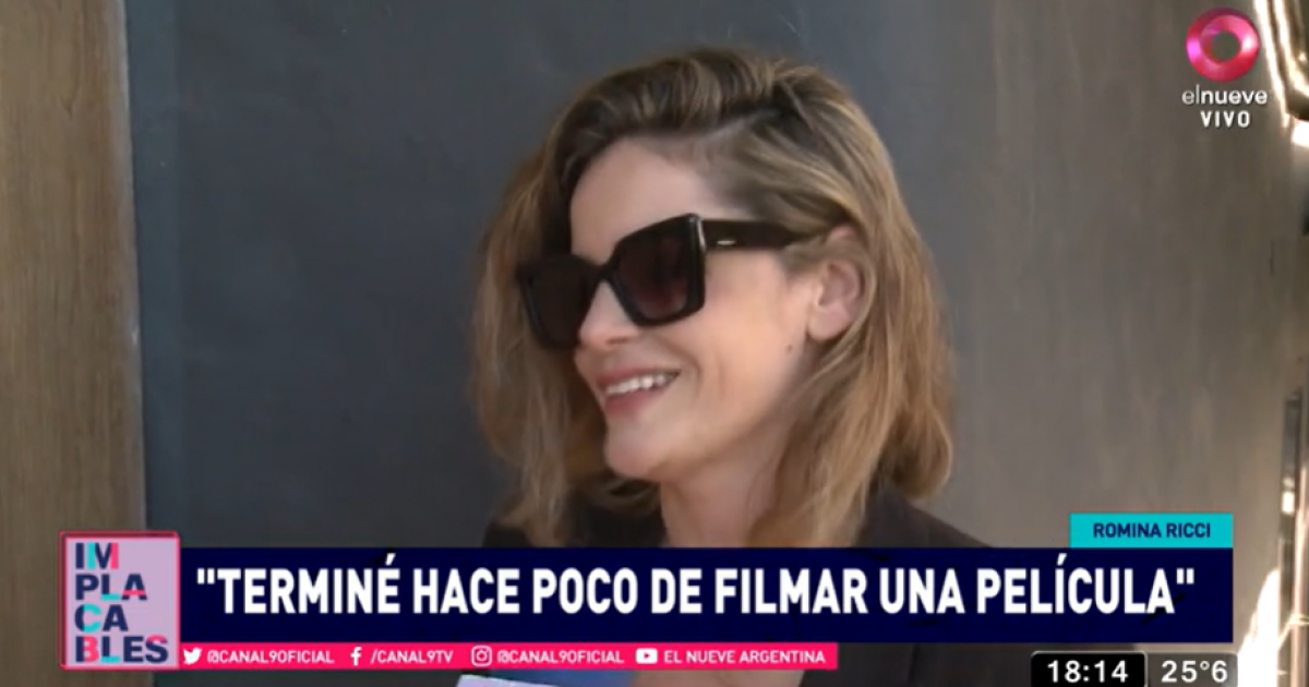 Romina Ricci mostró su nuevo look y confesó que es para una nueva película | Canal 9