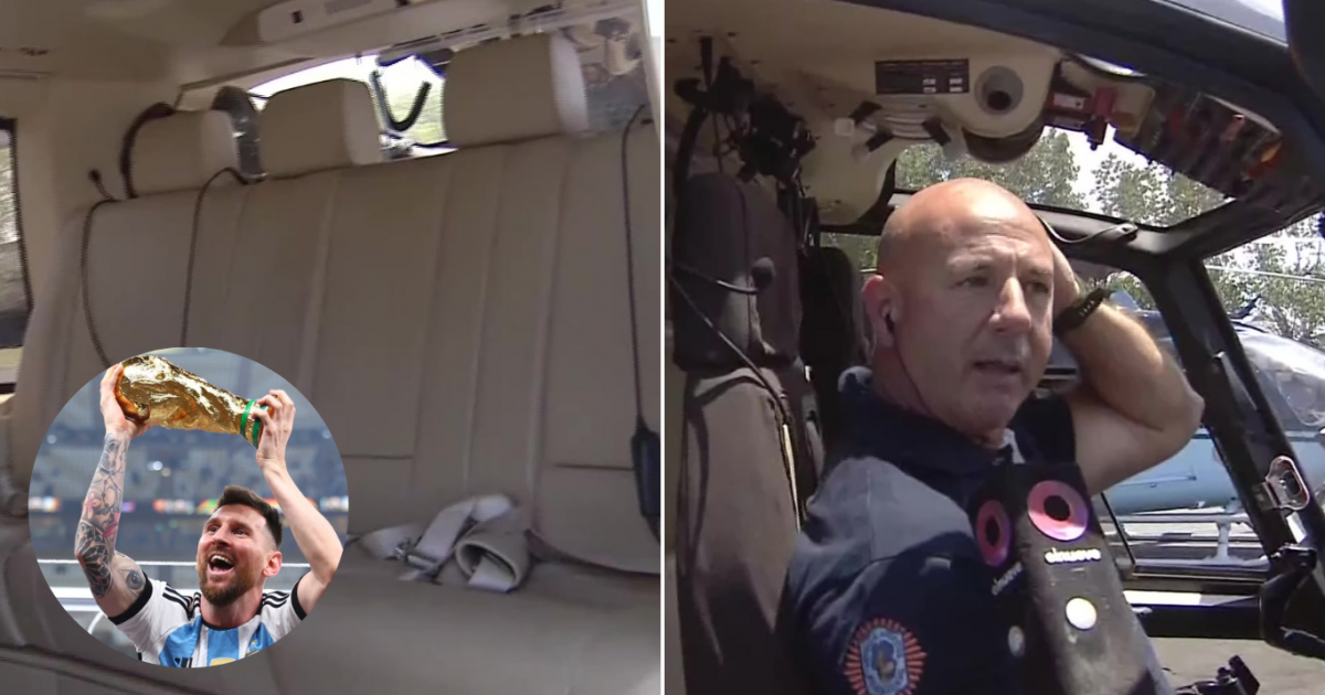 La Selección, en helicóptero: Lionel Messi viajó en uno de la flota ...