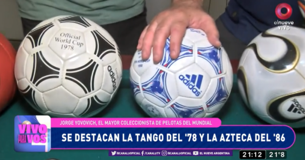 Conocé al mayor coleccionista de pelotas de Copas del Mundo | Canal 9