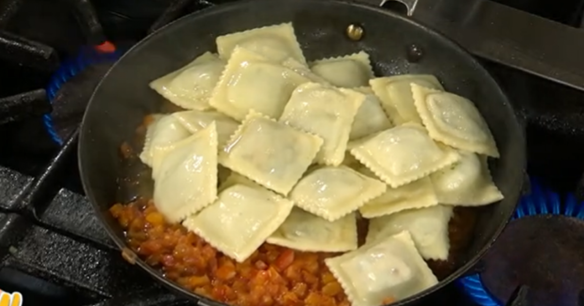 Ravioles de pollo y verdura | Canal 9