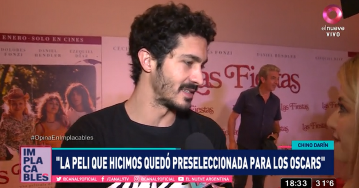 Chino Darín, sobre "Argentina, 1985": "Nos viene regalando mucho esta ...