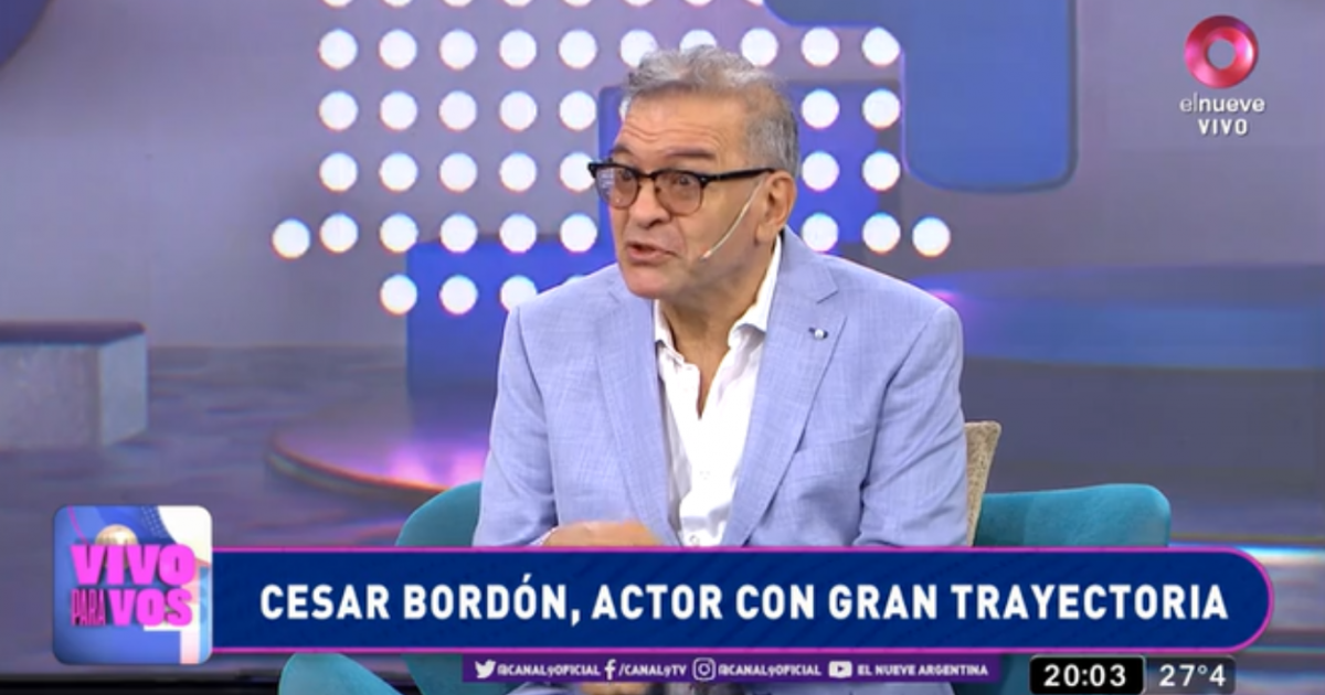 César Bordón explicó por qué no usa su nombre real: "Creé un universo ...
