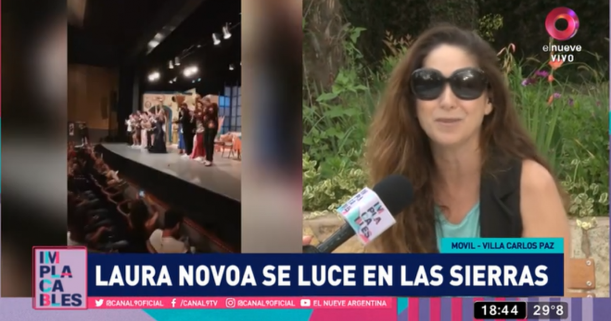 Laura Novoa se luce en la temporada de Villa Carlos Paz: "Los ...