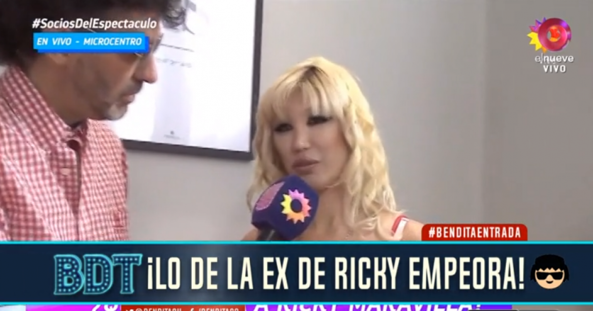 ¡La exnovia de Ricky Maravilla se descompensó al aire!: "¿Estará ...