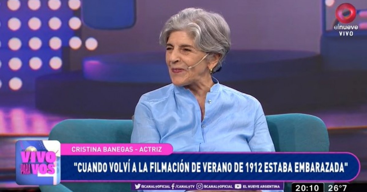 Cristina Banegas: "En mi carrera hice de todo" | Canal 9