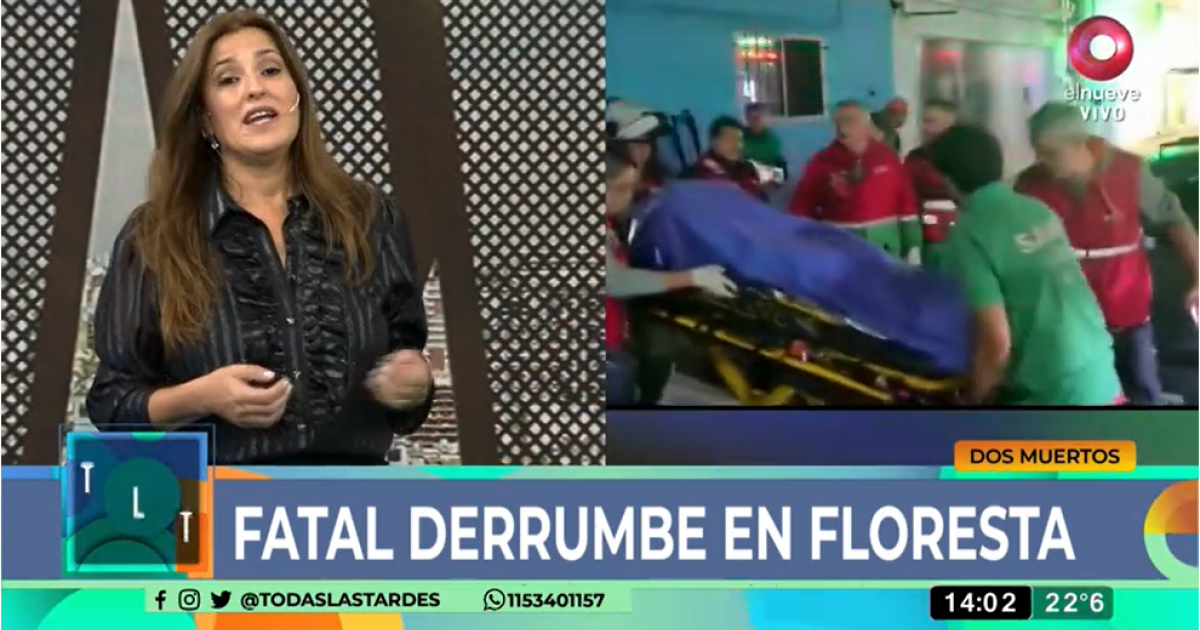 Derrumbe en Floresta: 2 muertos y buscan a una mujer desparecida | Canal 9