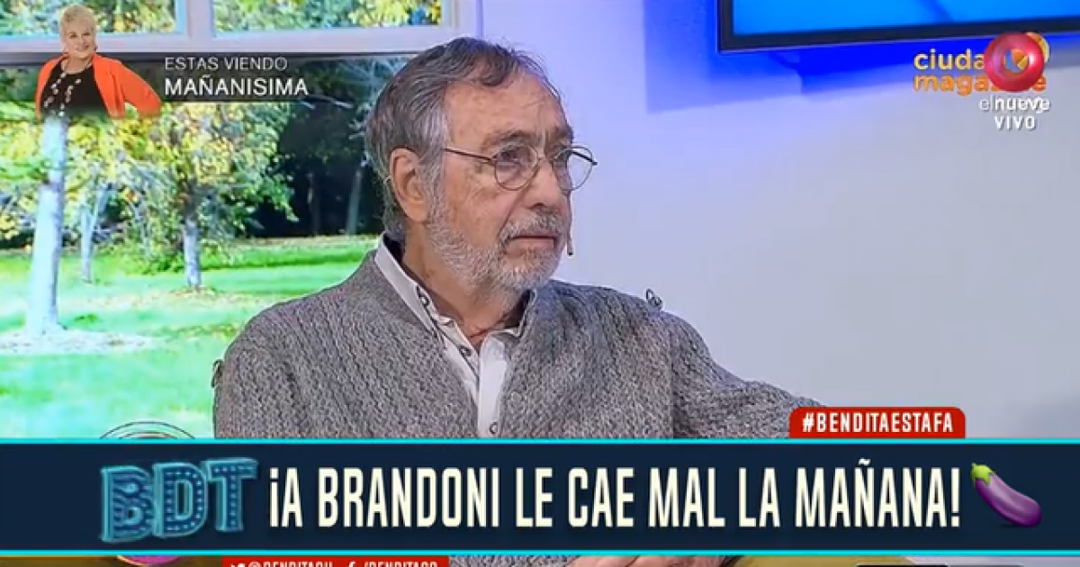 ¡A Luis Brandoni le cae mal la mañana! | Canal 9