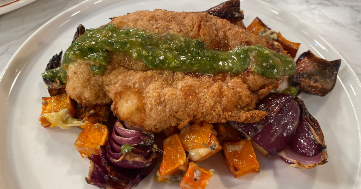 Milanesa rellena con calabaza y queso | Canal 9