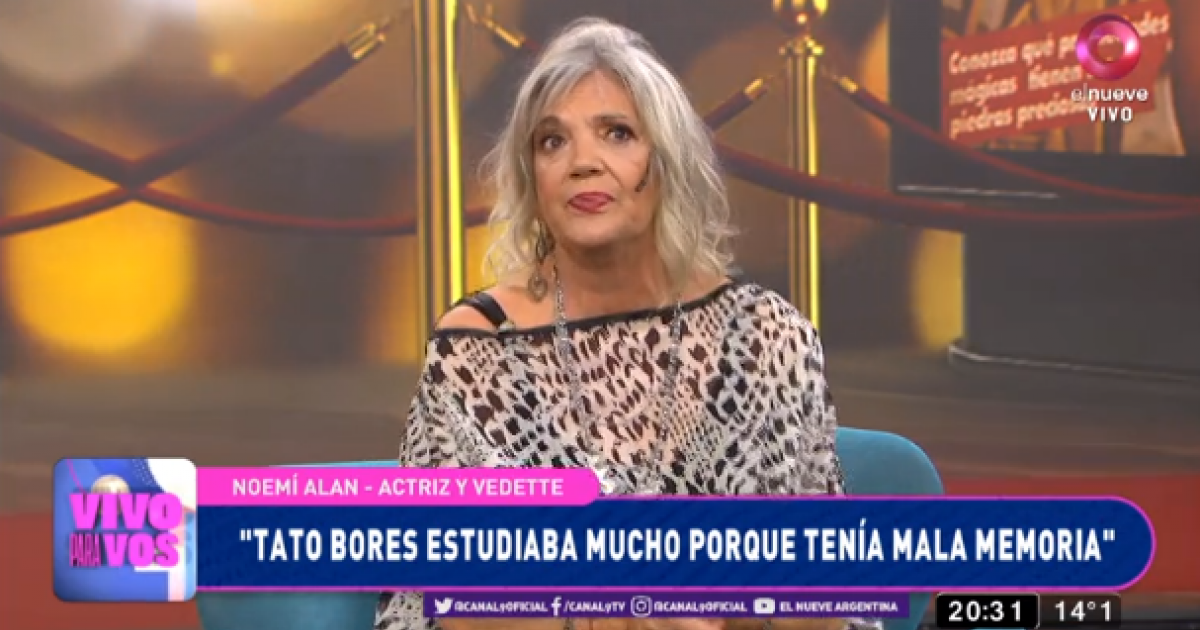 Noemí Alan: “Con Calabró tuve mi primer trabajo” | Canal 9