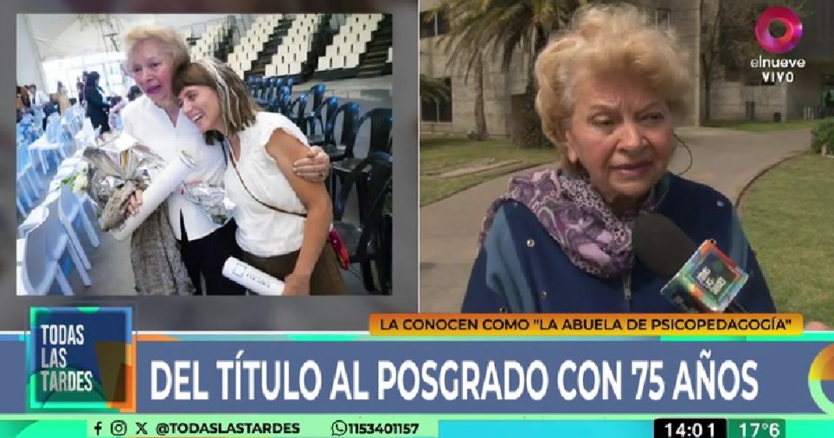 La historia de Emiliana: se recibió a los 75 años como psicopedagoga y ...