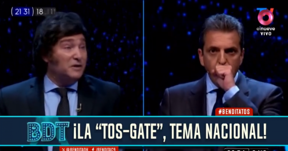 La TosGate es tema nacional: Milei denunció que Massa contrató ...