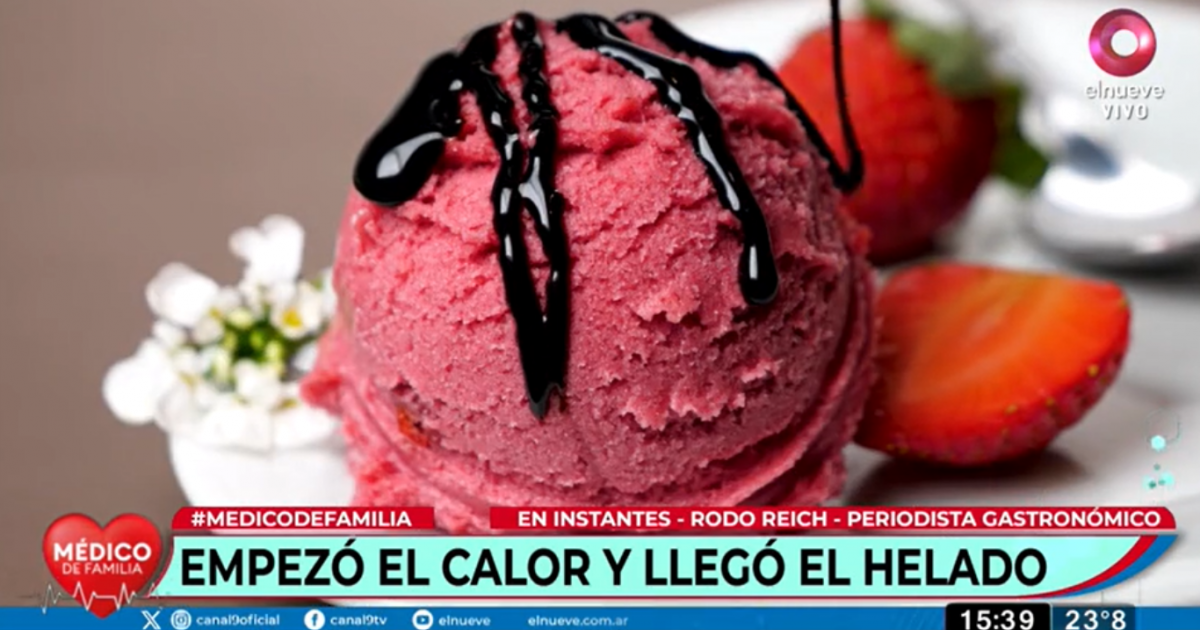 ¿Tomamos un helado? Conocé todos sus aportes nutricionales | Canal 9