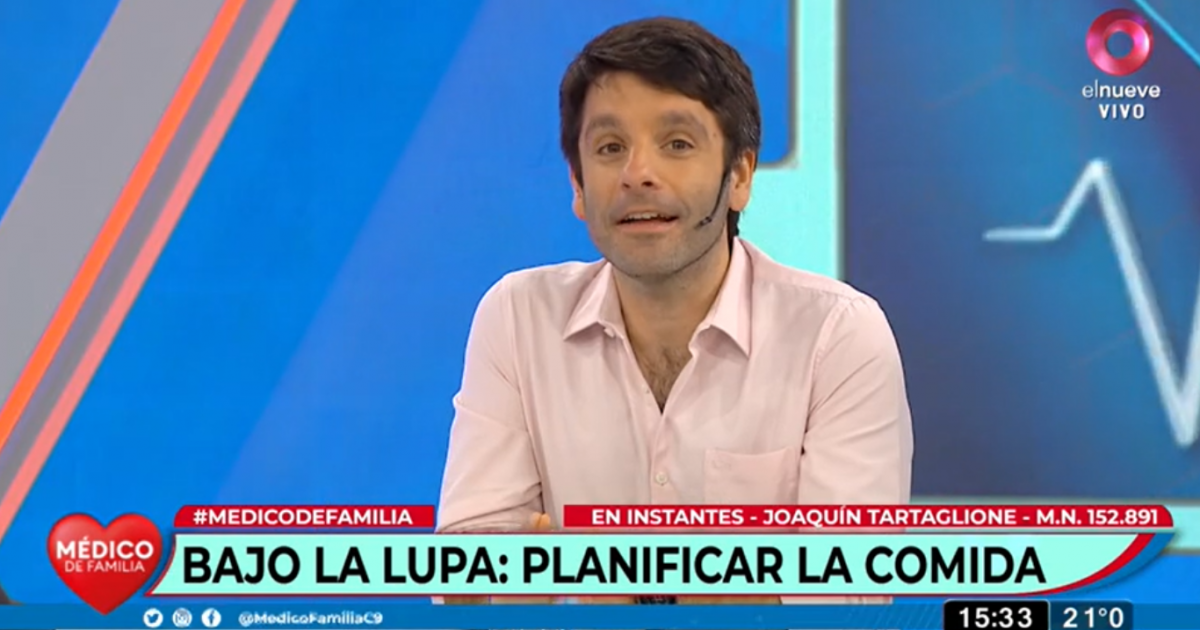 Médico de Familia: Planificación de las comidas | Programa del 1° de ...