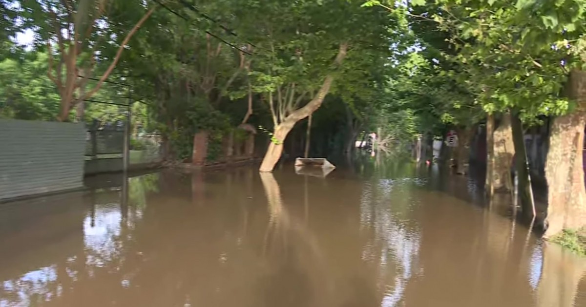 Inundación por sudestada en Tigre: las imágenes de la ciudad | Canal 9