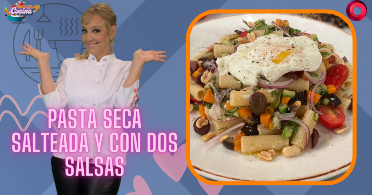 Pasta seca salteada y con dos salsas | Canal 9