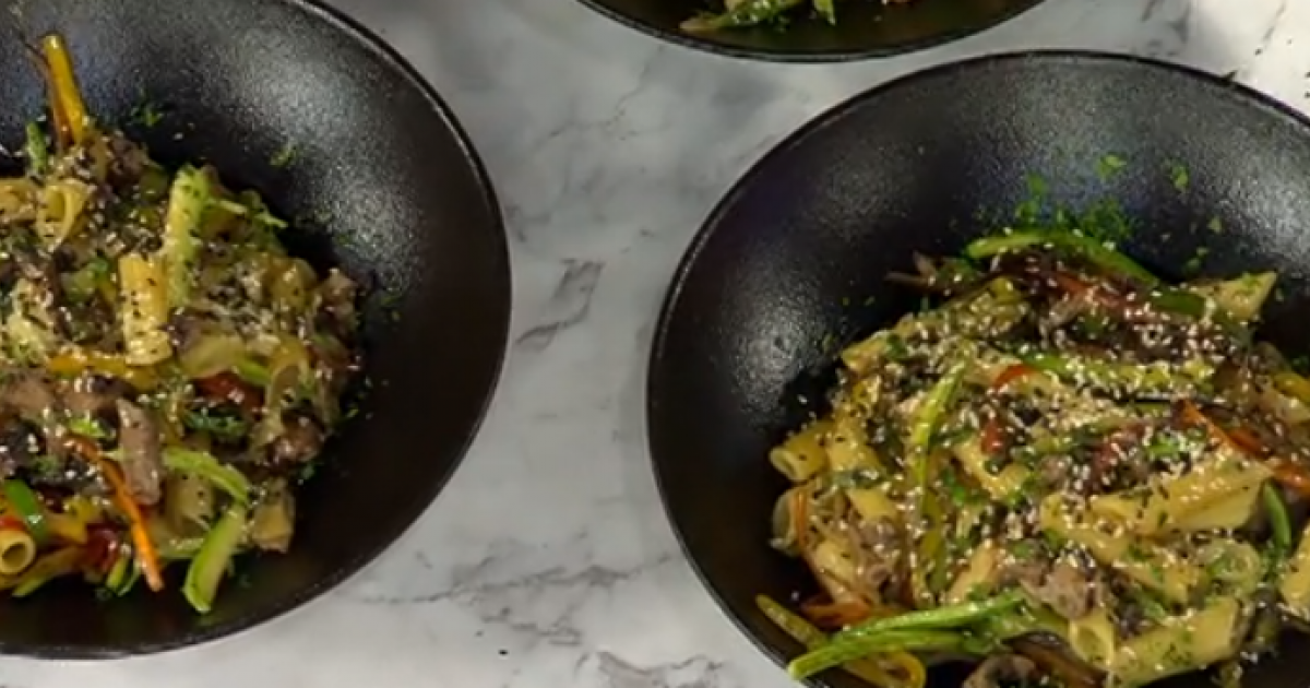 Wok de lomo y vegetales | Canal 9