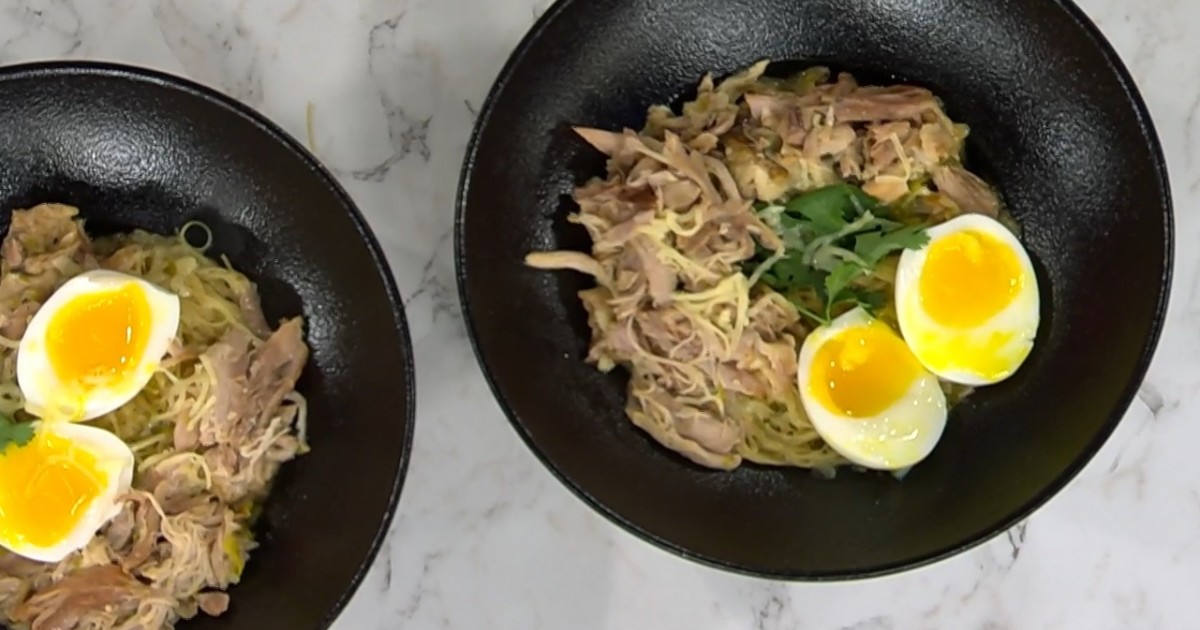 Especial para el frio: sopa de fideos y pollo | Canal 9