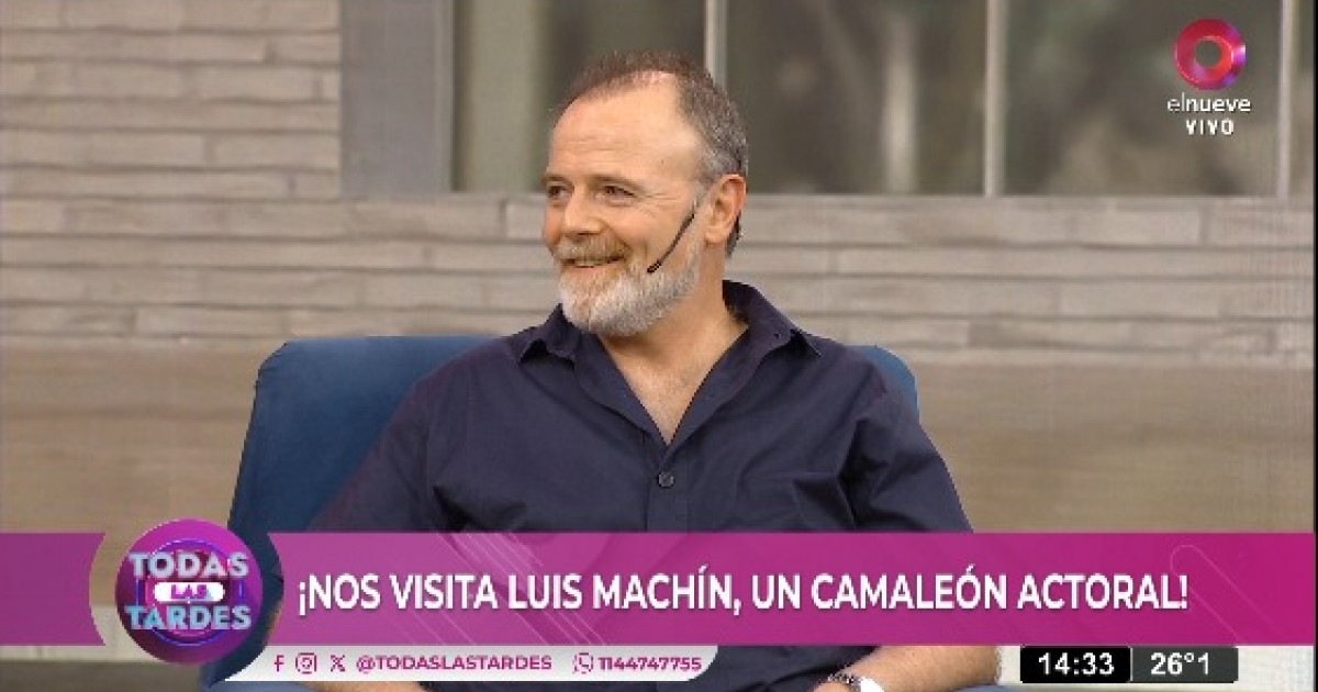 Luis Machin, un actor de raza que no para de sorprender. | Canal 9