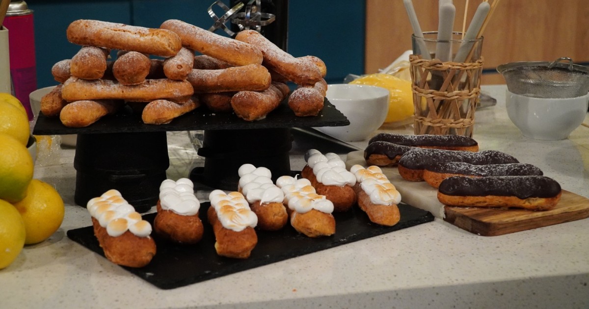 Aprendé a cocinar eclairs de limón | Canal 9