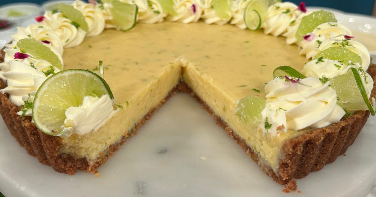 Riquísima torta key lima pie | Canal 9